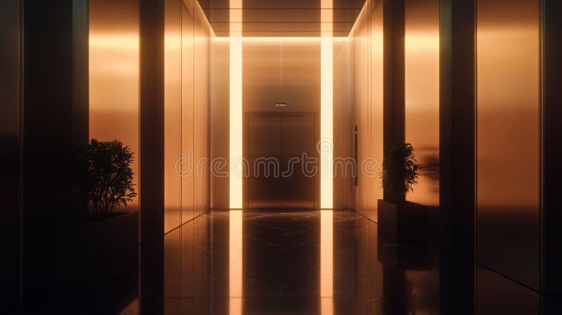 Sleek Design, Plants, and Warm Lighting Define the Modern Elevator ...