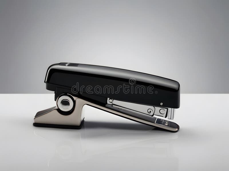 Sleek Design of a Single Stapler Against a Plain Backdrop with Ample ...