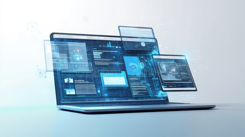 Sleek Digital Laptop Mockup Featuring User Friendly Web and Mobile App ... Sleek Digital Laptop Mockup Featuring User Friendly Web and Mobile App ...