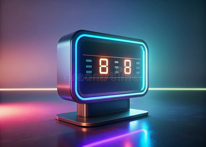 Sleek Digital Scoreboard Mockup for Web and App Design Clean Softly Lit ...