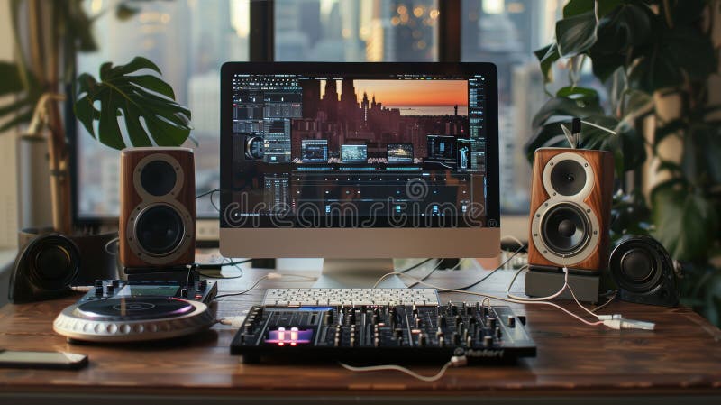 Professional DJ Portfolio Interface with Live Performance Videos and ...