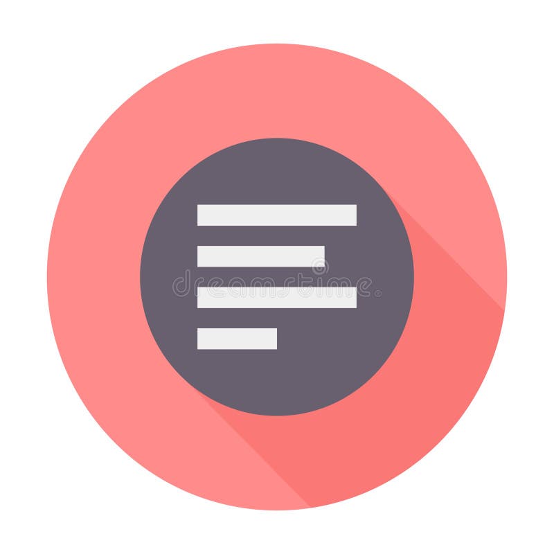 Sleek Document Icon for Streamlined Text Management Stock Illustration ...