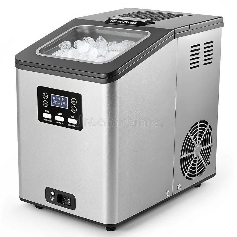 Compact Ice Maker for Countertop PNG Stock Illustration - Illustration ...
