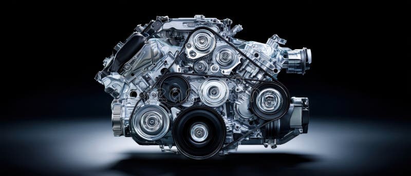 The Sleek Engine Showcasing Advanced Automotive Engineering and Design ...