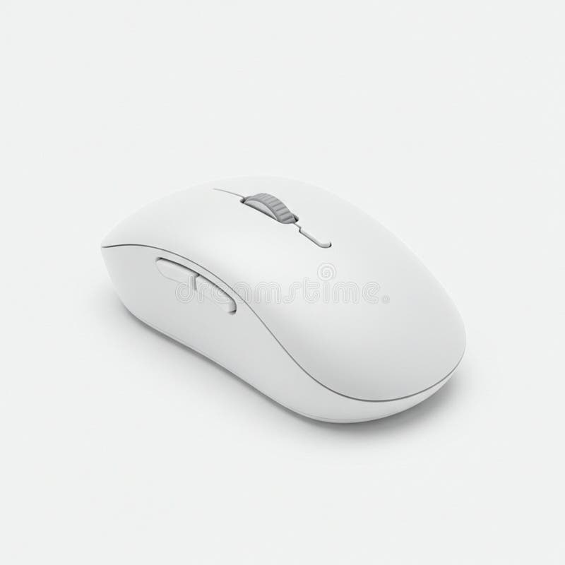 Ergonomic Wireless Mouse on a Desk – Technology and Productivity ...