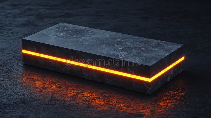 The Sleek Floating Device Boasts a Luminous Edge, Highlighting Its ...
