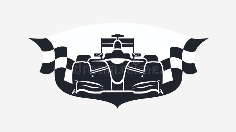 Sleek Formula Race Logo Symbol Vector Illustration with Speed and ...