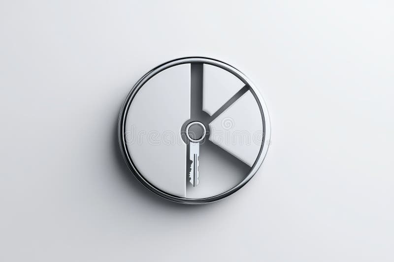 Data Security Fusion Lock Concept Stock Illustration - Illustration of ...