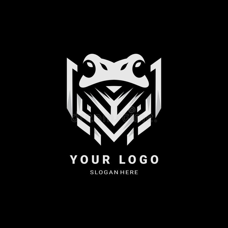 Futuristic Frog Logo – Modern Geometric Symbol Stock Vector ...