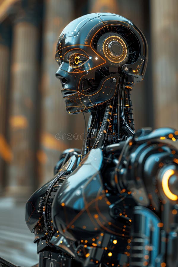 Futuristic Artificial Intelligence Robot with Advanced Technology ...