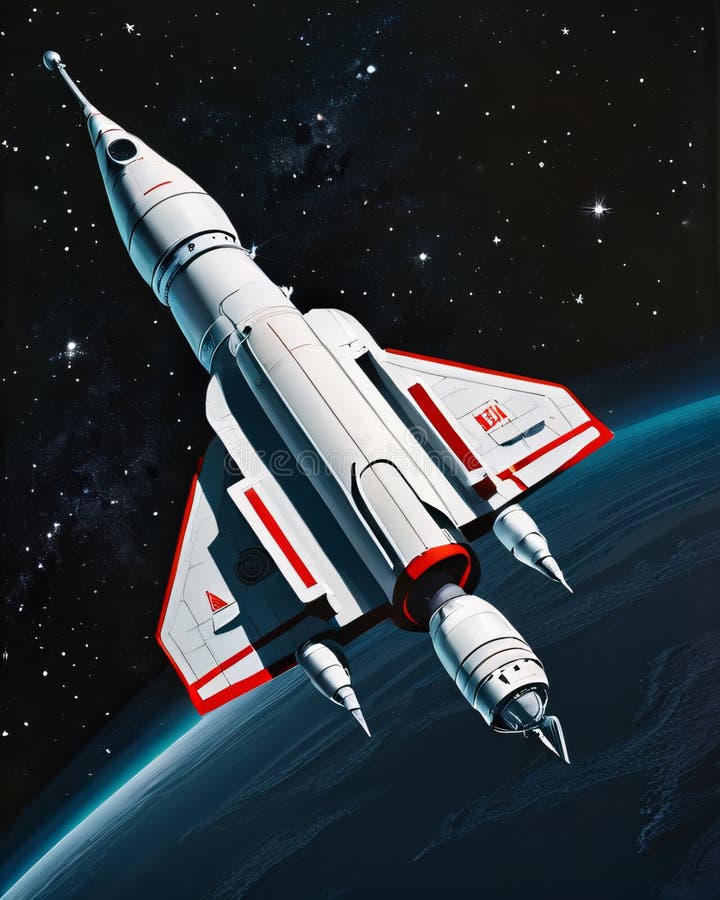 Interplanetary Ship in the Form of a Rocket in a Close Orbit with a ...