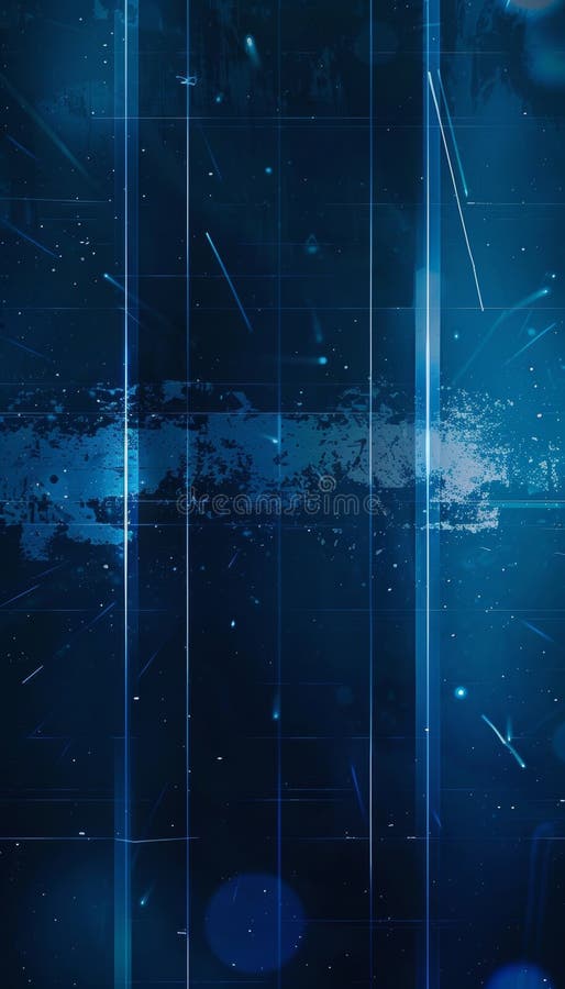 Sleek Futuristic Slide Deck Background with Three Columns and Glowing ...