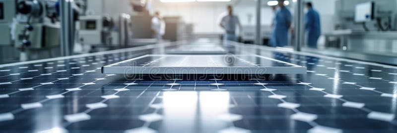 A Sleek, Futuristic Solar Panel Prototype Displayed in a High-tech Lab ...