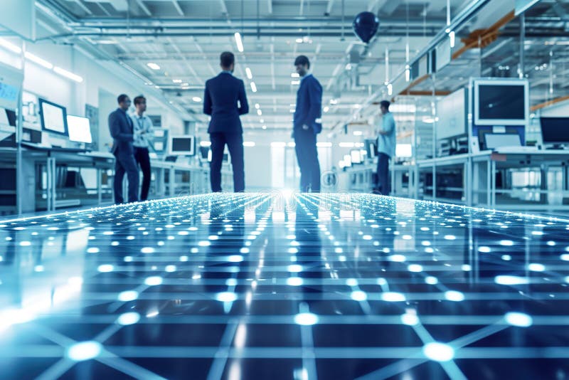 A Sleek, Futuristic Solar Panel Prototype Displayed in a High-tech Lab ...