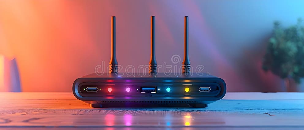 Sleek 5G Router: Future-Ready and Fast Connectivity. Concept Technology ...