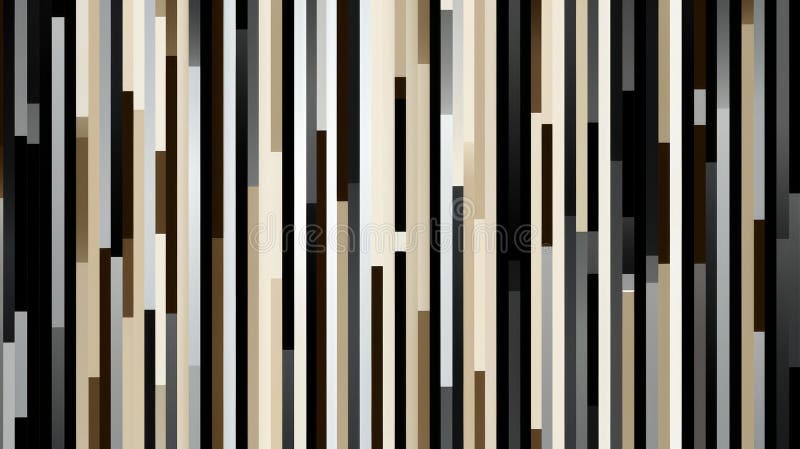 Sleek Geometric Barcode Scanlines Design with Modern Black and White ...