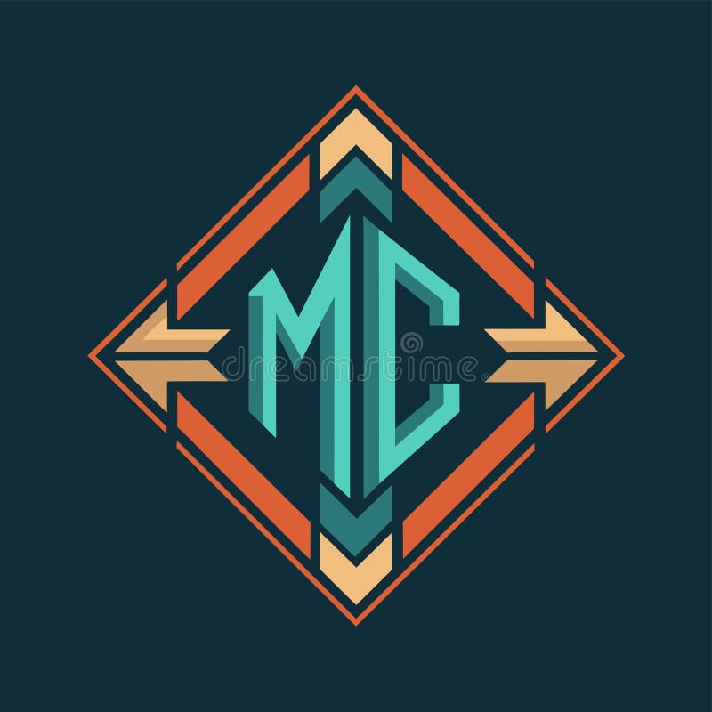 A Sleek Geometric Design Featuring the Letter C with an Arrow in the ...