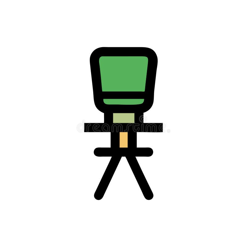 Sleek Adjustable Chair Graphic Stock Vector - Illustration of comfort ...