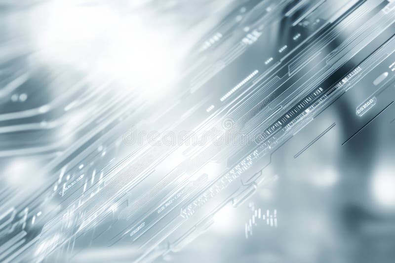 Sleek Grey Abstract Background with Futuristic Metallic Textures ...