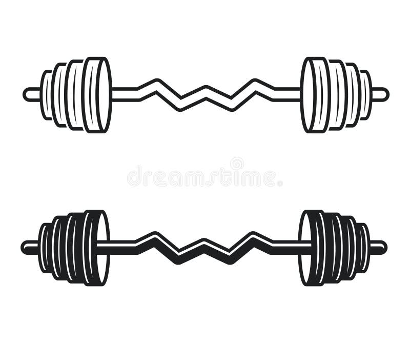 Gym Weight Printable Vector Design Stock Illustration - Illustration of ...