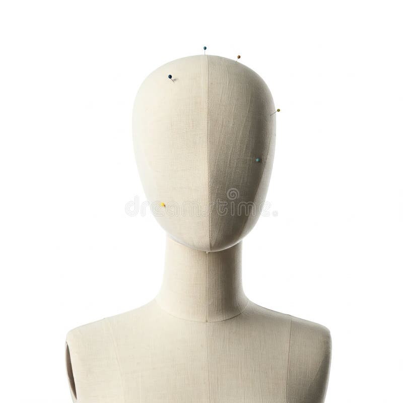 A Sleek, Headless Tailor S Dummy Stands Tall Against a Clean White ...
