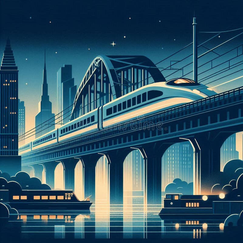 Sleek High-Speed Train in Motion : Speed Concept in Transport ...