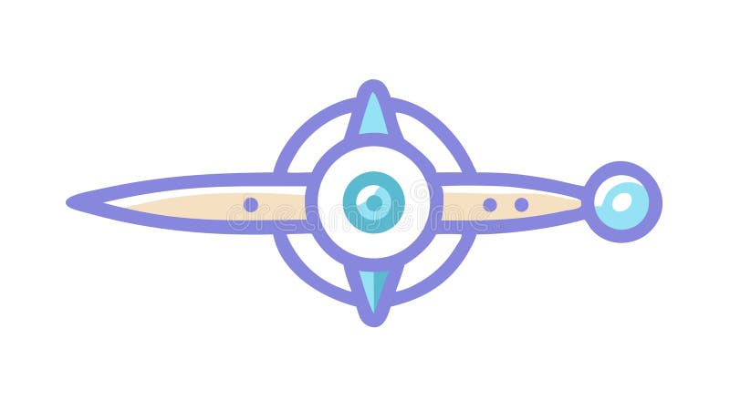 Sleek Horizon Compass: Minimalist Direction Icon, Vector Design ...