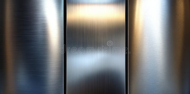 A Sleek, Industrial Look is Achieved with a Brushed, Reflective ...