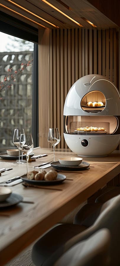 A Sleek and Innovative Capsule Offering a Unique and Imaginative Food ...