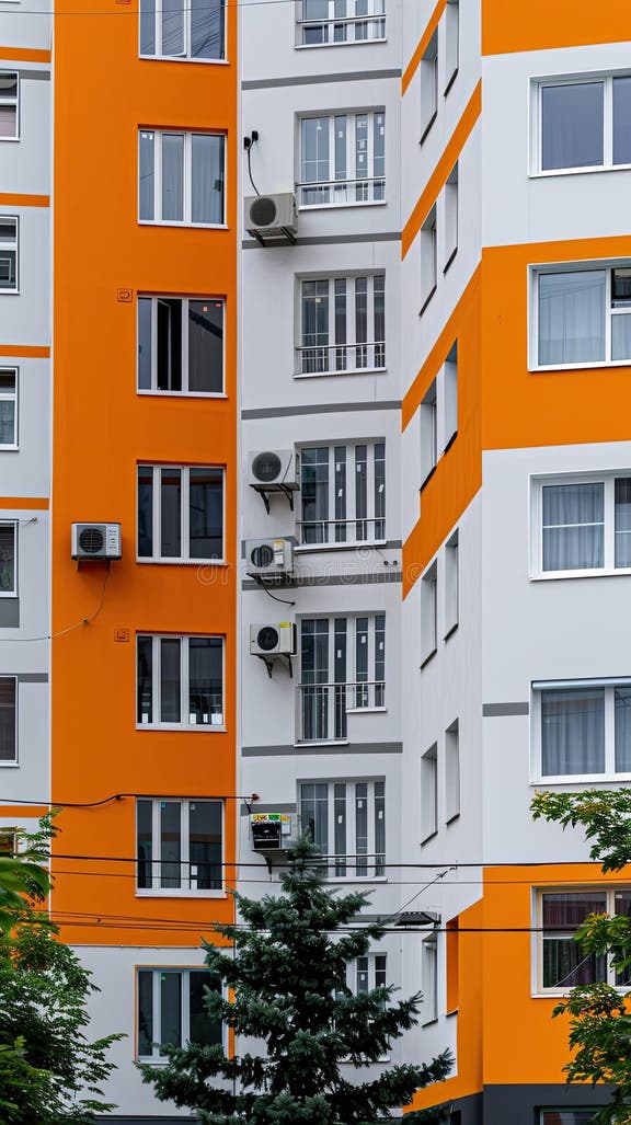 A Sleek Intercom Sits on a Glass Building, Offering Functionality and ...