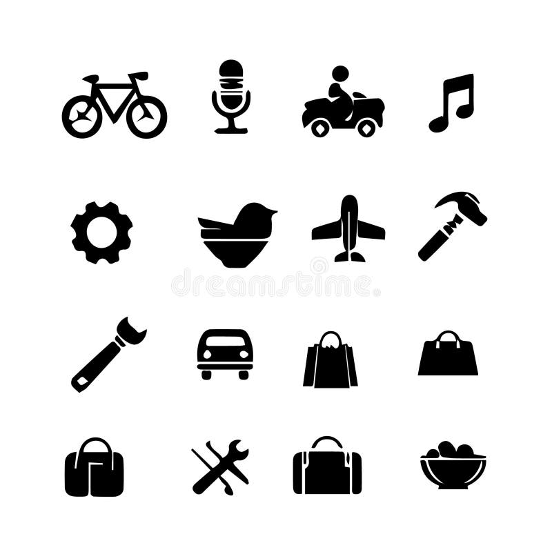Dropshipping Icon Collection Set Containing Retail Business Mix & Merge ...