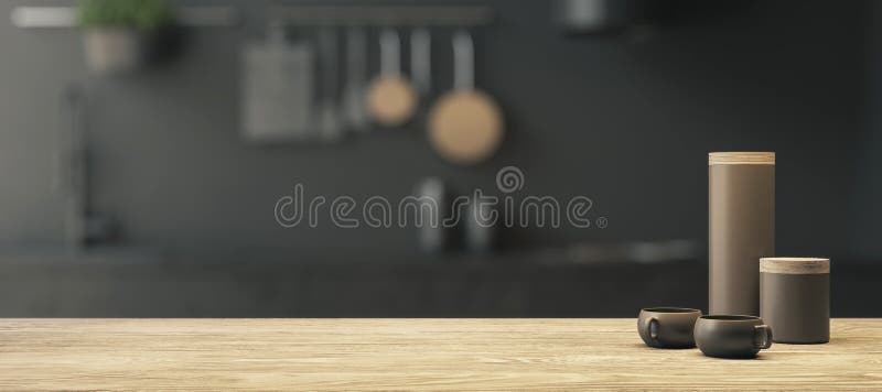 Sleek Kitchen Tabletop Showcasing Modern Design and Clean Lines ...