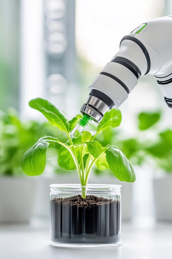 In a Sleek Laboratory, a Robotic Arm Precisely Delivers Essential ...