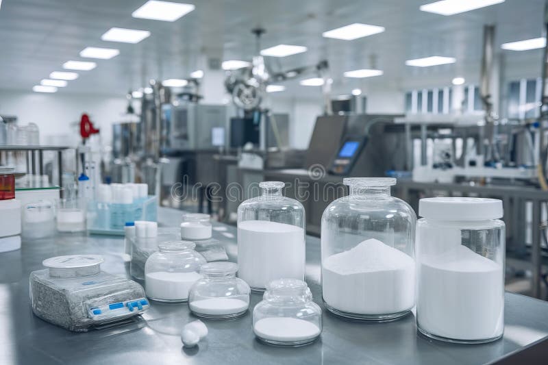 Modern Pharmaceutical Facility and Products Stock Image - Image of ...