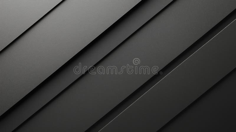 Sleek, Layered Black Panels Creating a Minimalist, Modern Abstract ...