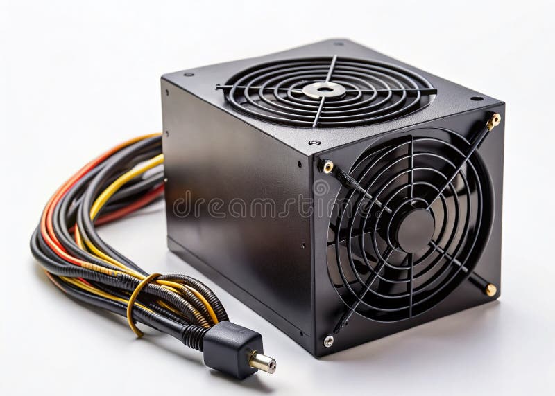 A Sleek Look at Computer Power Supply Components Detailed View of PSU ...