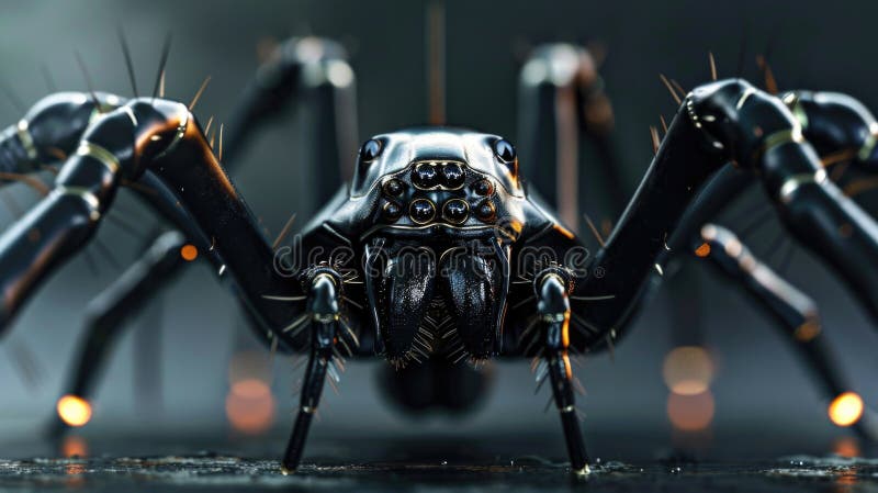 Robotic Spider Model stock image. Image of advanced - 366425879