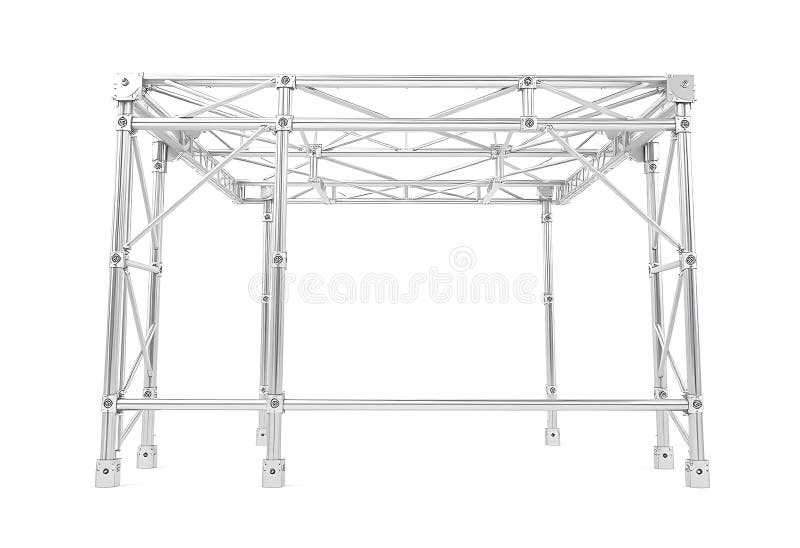 Sleek Metal Framework: a Minimalist Structural Design Stock ...