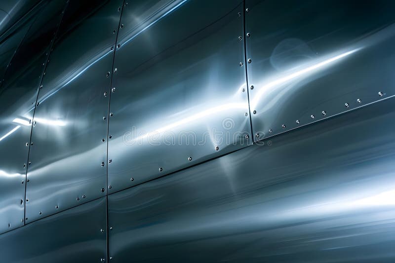 Sleek Metal Panels Reflect Light, Creating Dynamic Architectural Design ...