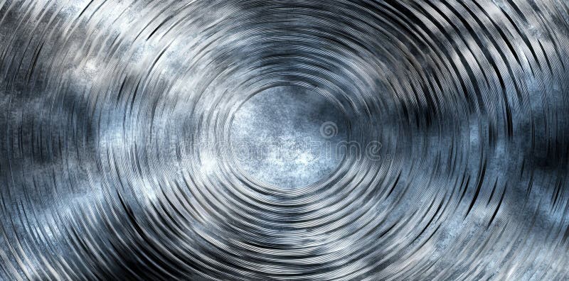 A Sleek Metal Surface with Radiating Lines, Generating a Lively Visual ...