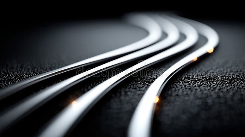 Sleek Metallic Lines Create Dynamic Flow on Textured Surface, Perfect ...