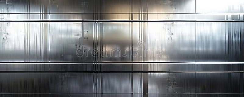 A Sleek Metallic Silver Background with a Brushed Texture. Subtle ...