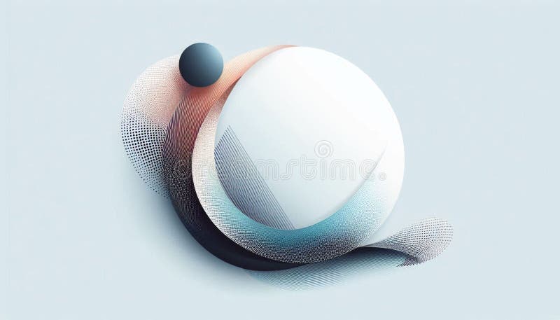 Sleek Minimalist Abstract Background with Halftone Textures and Text ...