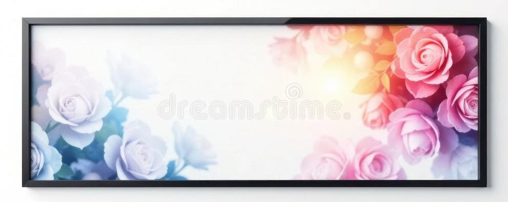 Sleek, Minimalist Black Frame Isolated on White , Template, Border ...