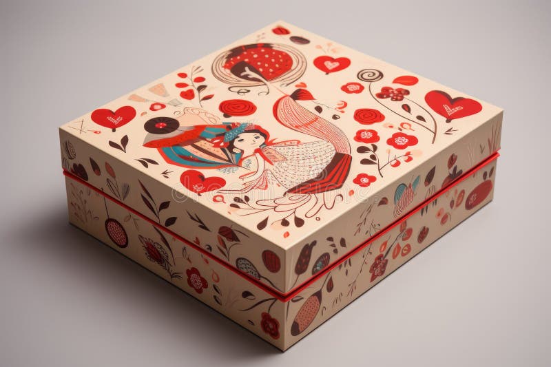 A Sleek and Minimalist Design Box with a Captivating Pattern, Elegantly ...