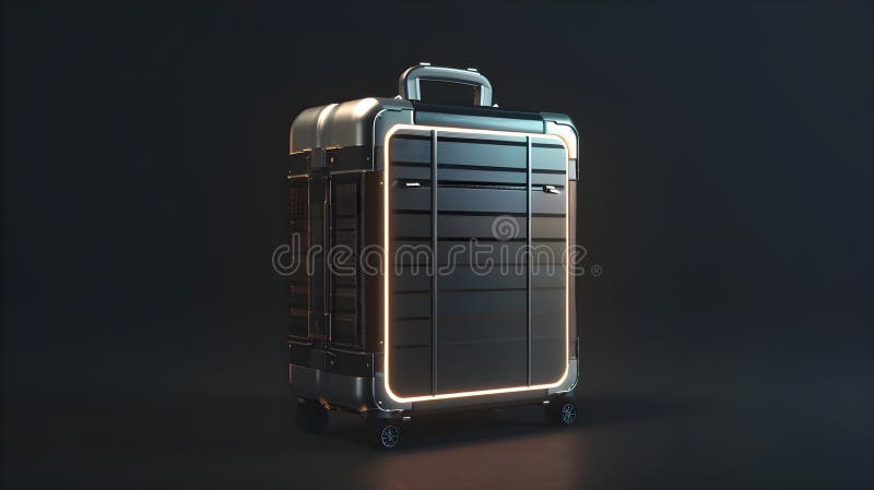 Sleek Minimalist Design of a Modern Suitcase Generative AI Stock ...