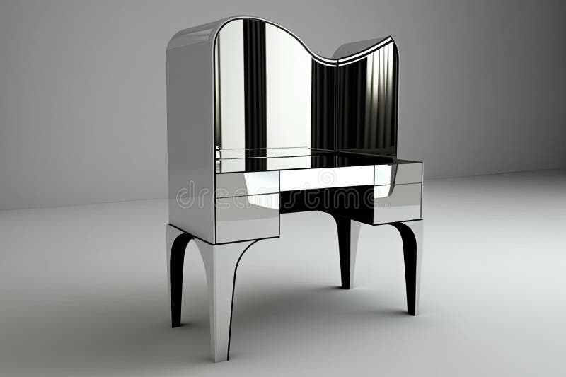Sleek and Minimalist Dressing Table with Sleek Modern Design and ...