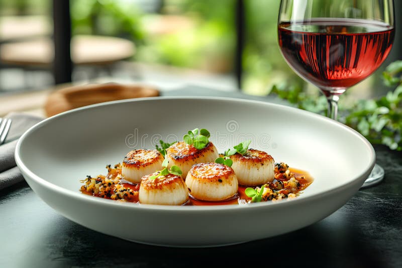 A Sleek, Minimalist Fine Dining Setup in an Upscale Restaurant ...