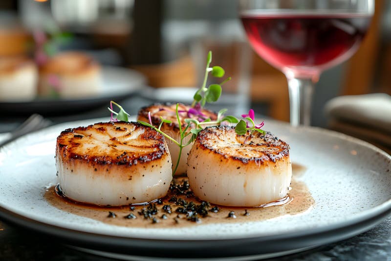 A Sleek, Minimalist Fine Dining Setup in an Upscale Restaurant ...