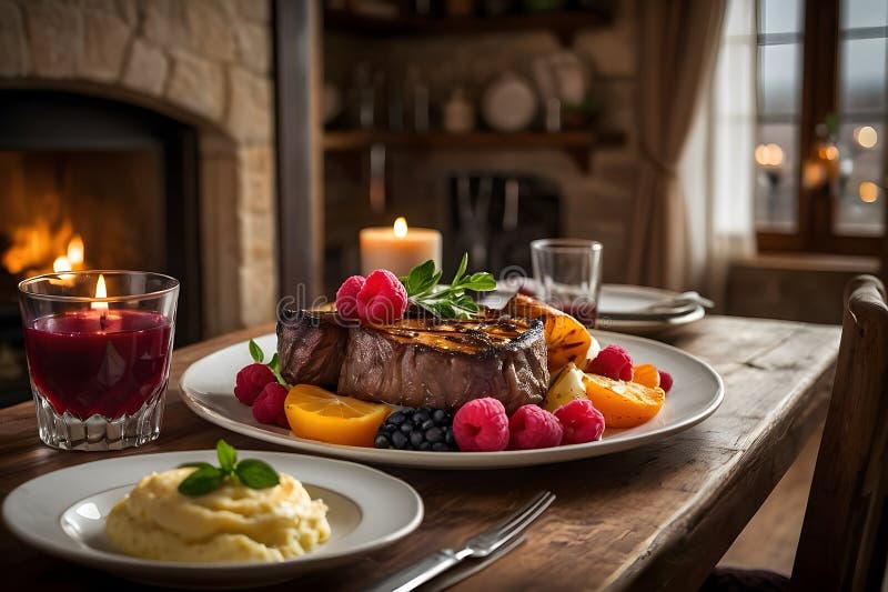 A Sleek, Minimalist Fine Dining Setup in an Upscale Restaurant ...